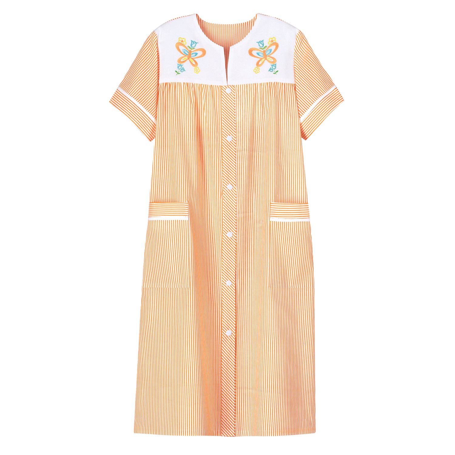 Duster With Embroidered Yoke | Essentials