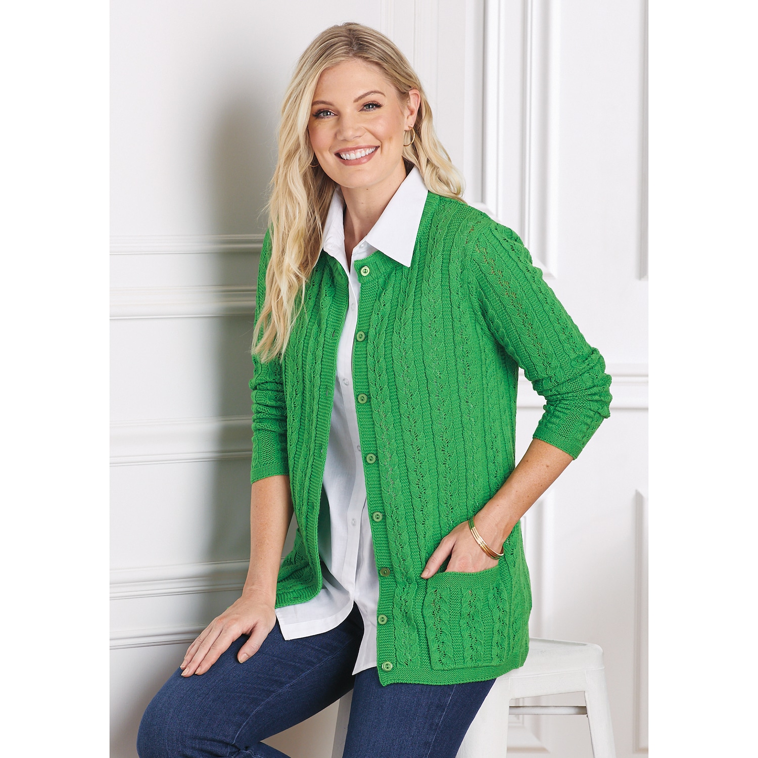 Cable Knit Cardigan | Essentials