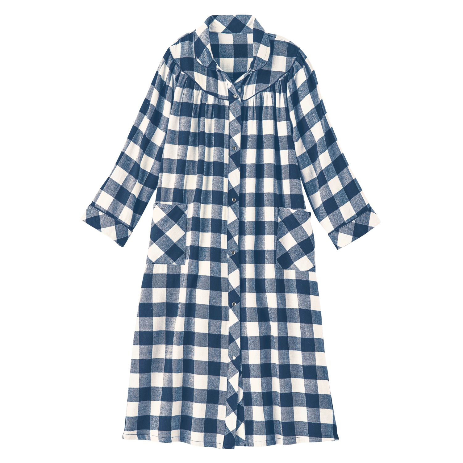Flannel Snap-Front Duster | Essentials